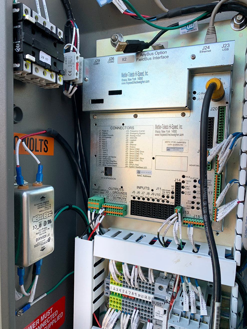 Mettler-Toledo Hi-Speed XE Checkweigh Scale XRTC PCB Assembly, Enclosu ...